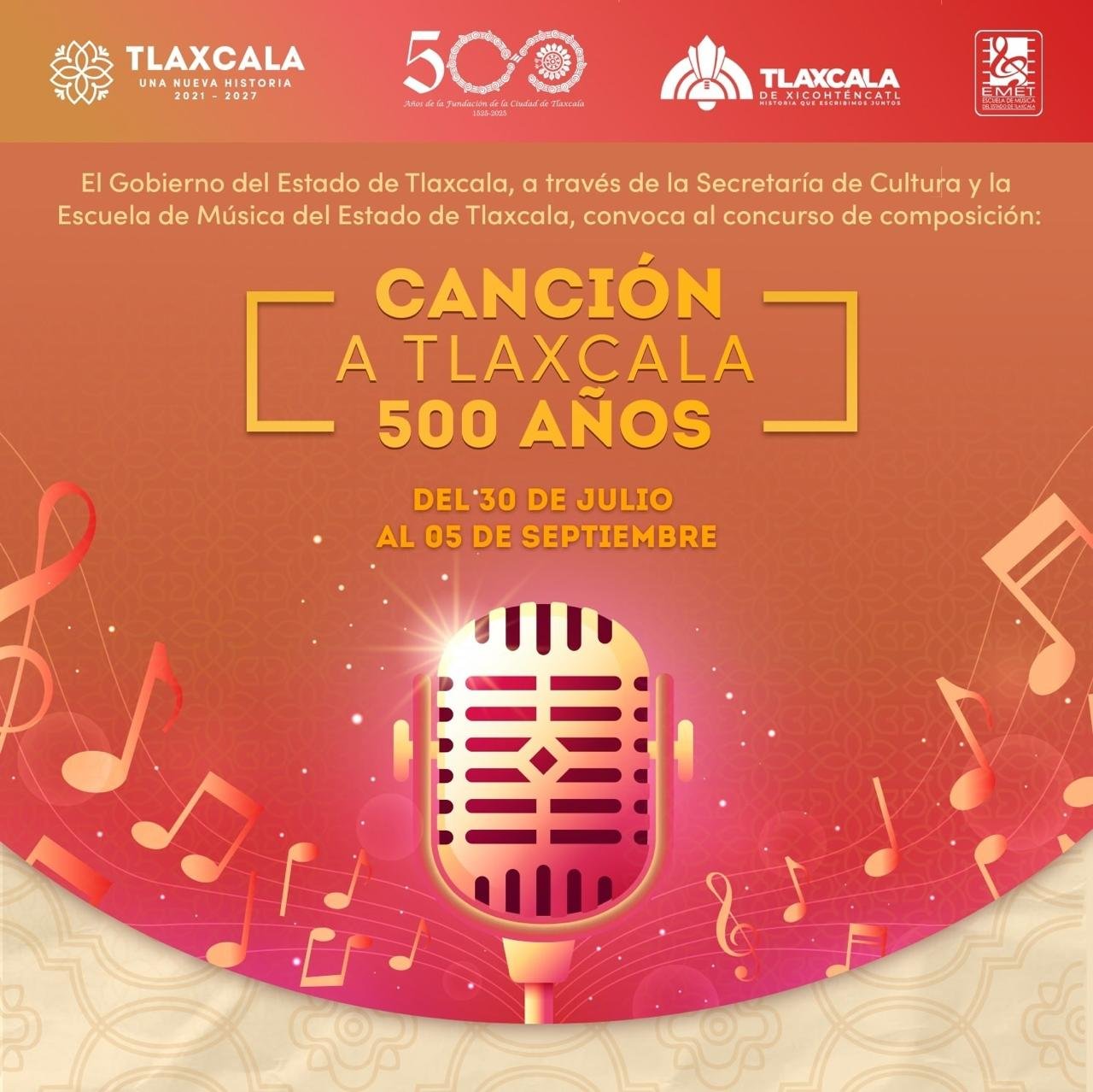 Convocatoria Estatal de Composición Musical celebra los 500 años de ...